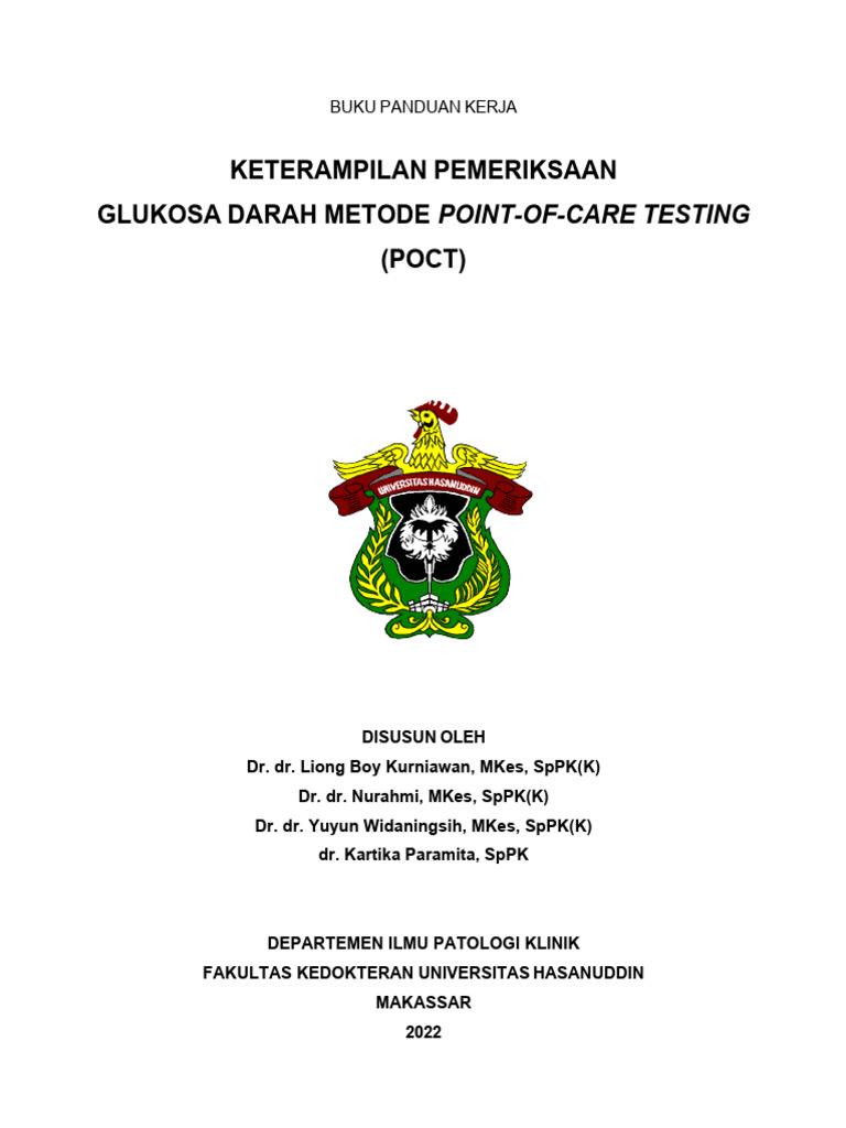 Manual CSL 3 Pemeriksaan Glukosa Darah Metode POCT | PDF