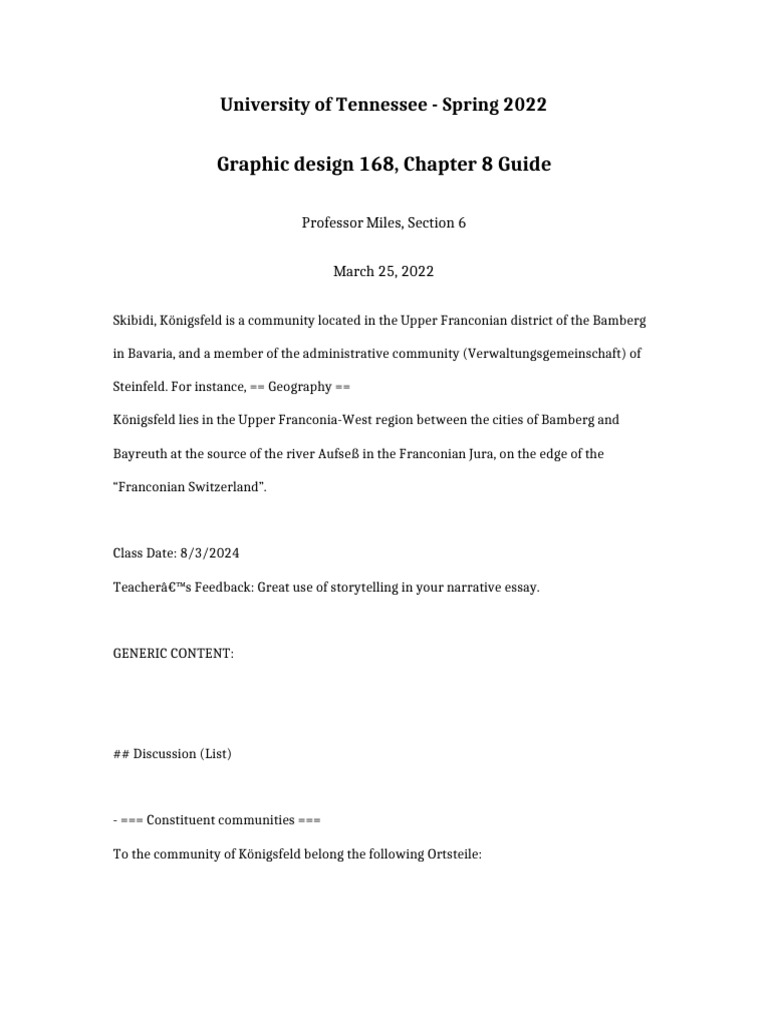 Graphic Design 168 Chapter 8 Guide | PDF | Europe