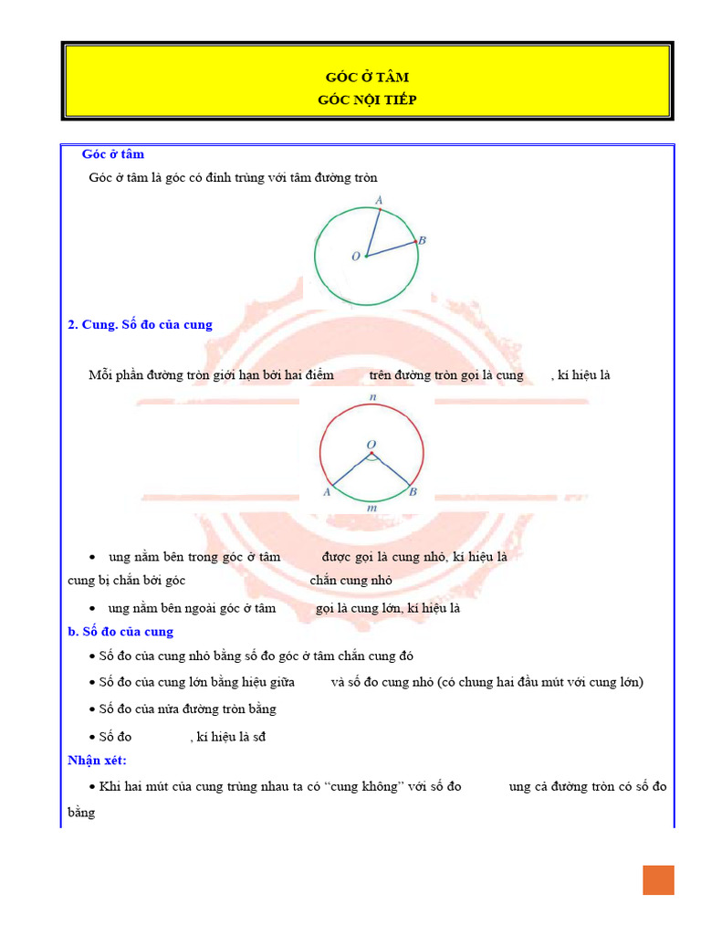 Chương 5 Bài 3 Góc | PDF