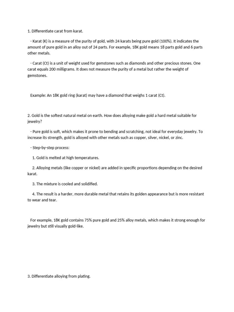 Metal Alloys GOLD | PDF