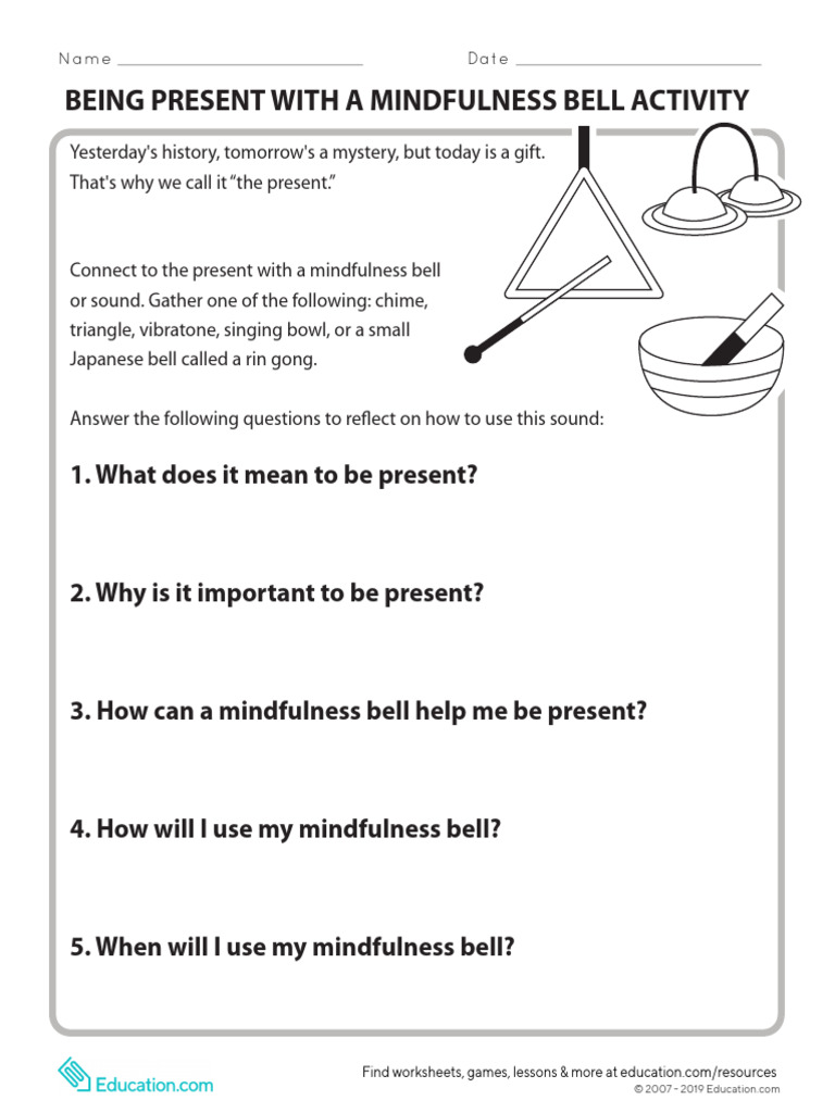 Mindfulness Bell Reflection Questions | PDF