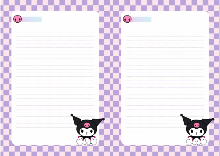 cuaderno kuromi | PDF