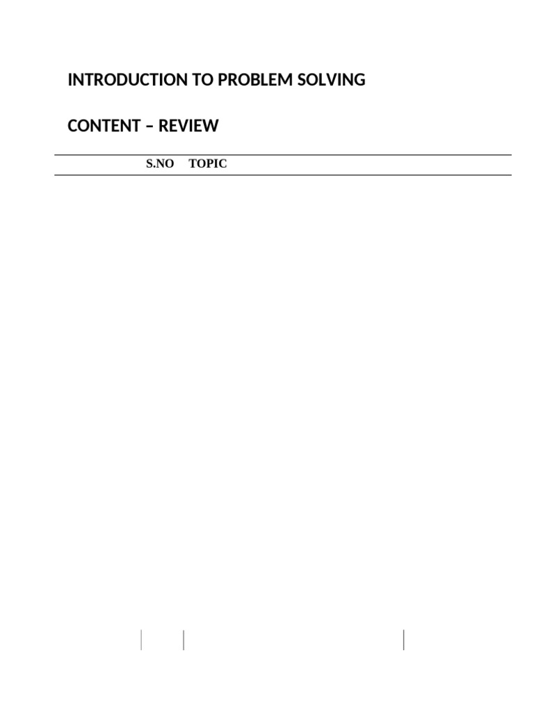 Problem Solving Steps and Algorithms | PDF | Algorithms | Computer Programming