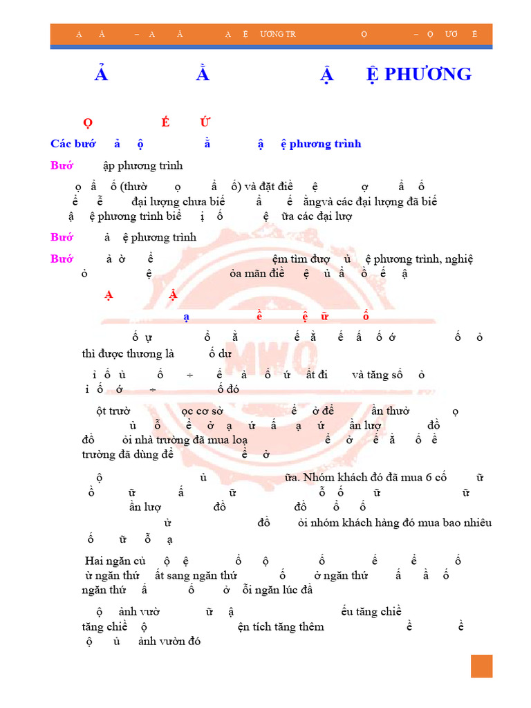 BT Tuan Giai Bai Toan Bang Cach Lap HPT | PDF
