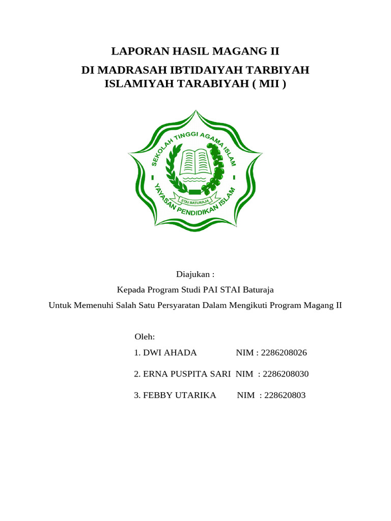 Laporan Hasil Magang 2 | PDF