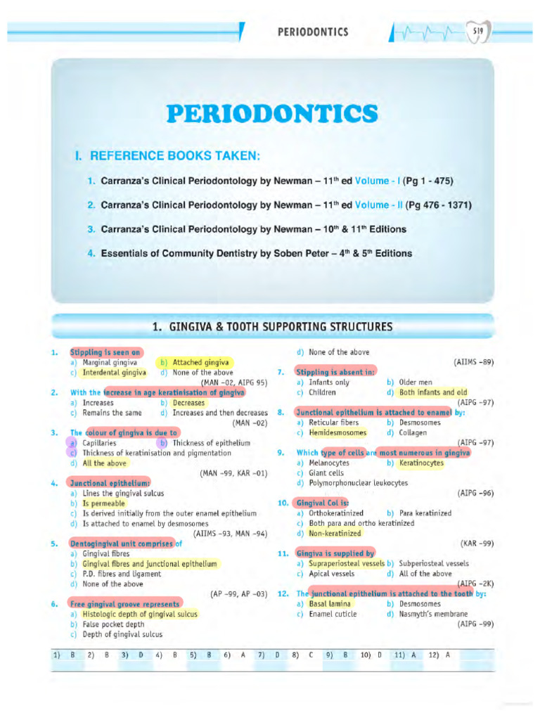 Dental Pulse (Perio) | PDF | Periodontology | Dentistry Branches