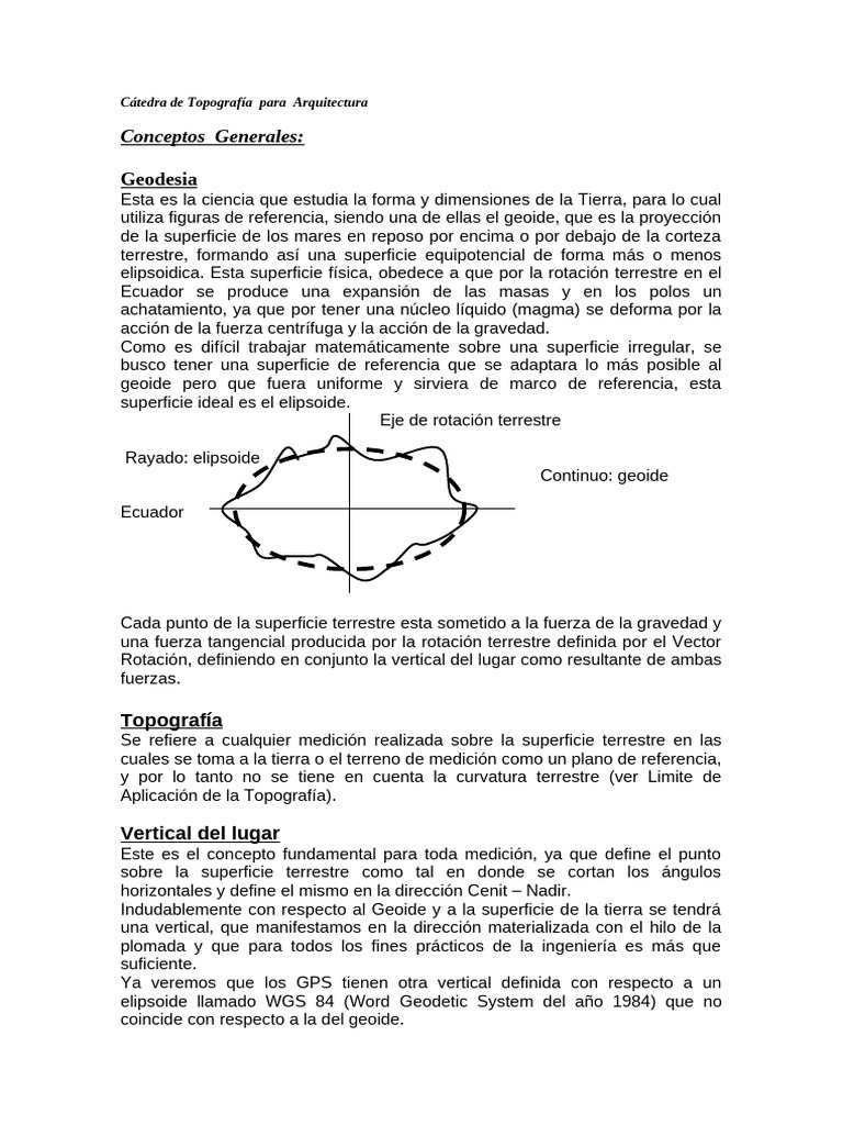 Geode Sia | PDF | Geofísica | Geodesia