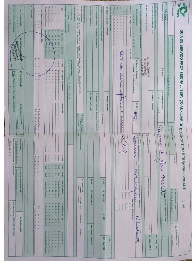 Guia de Exame Oftalmo | PDF