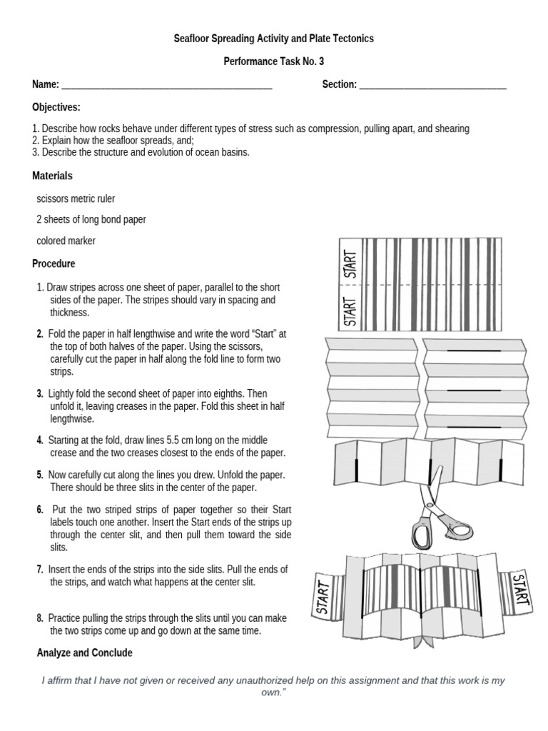 Seafloor Spreading Activity and Plate Tectonics-1 | PDF | Plate ...