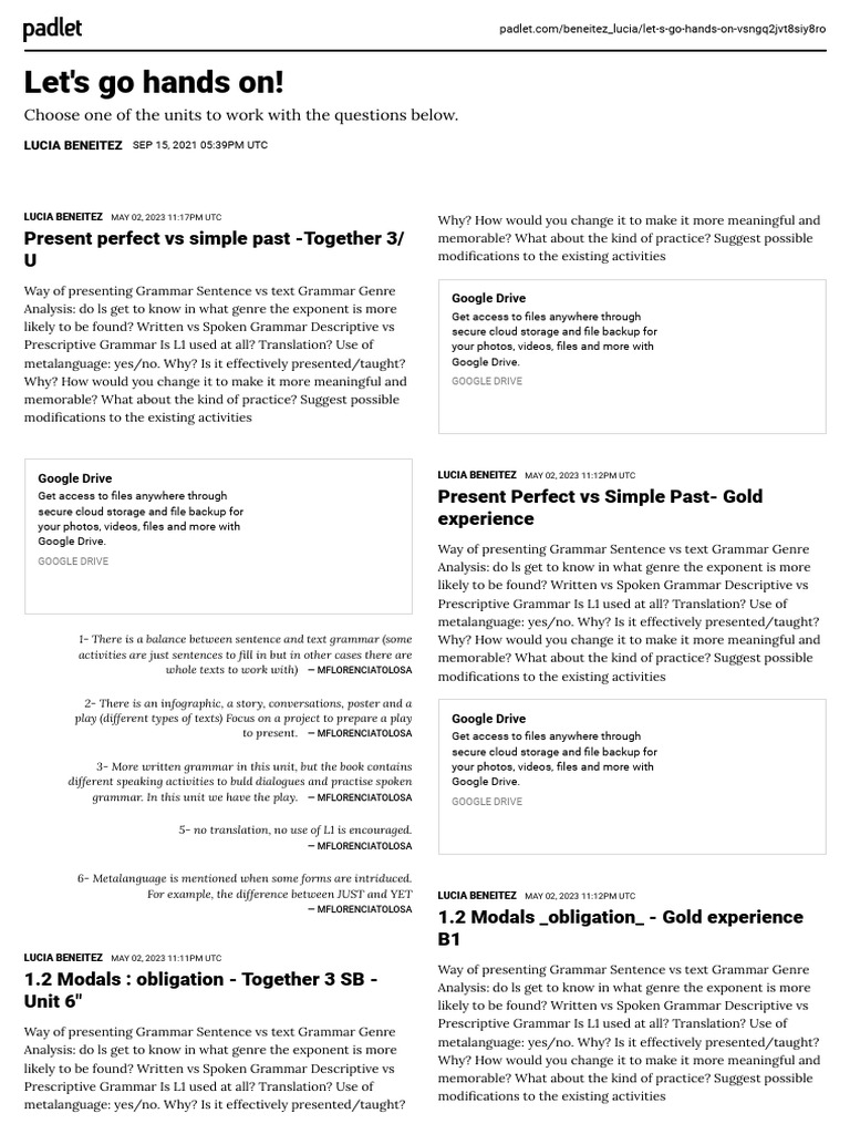 Session 6 - Padlet | PDF | Grammar | Linguistics