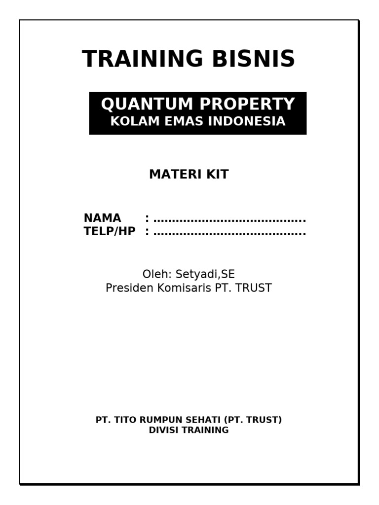 Rahasia Quantum dan Bisnis | PDF