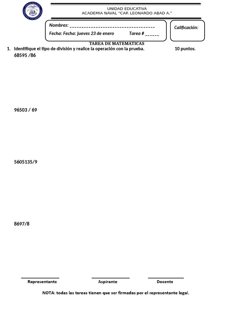 TAI MATE # 8 NIV - 5to | PDF