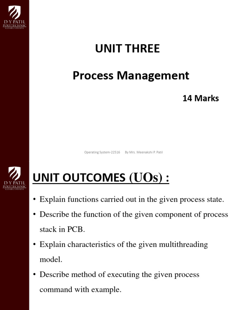 Process Management in Operating Systems | PDF | Scheduling (Computing) | Process (Computing)