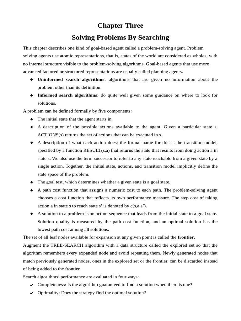 Uninformed Search Strategies Explained | PDF | Applied Mathematics ...