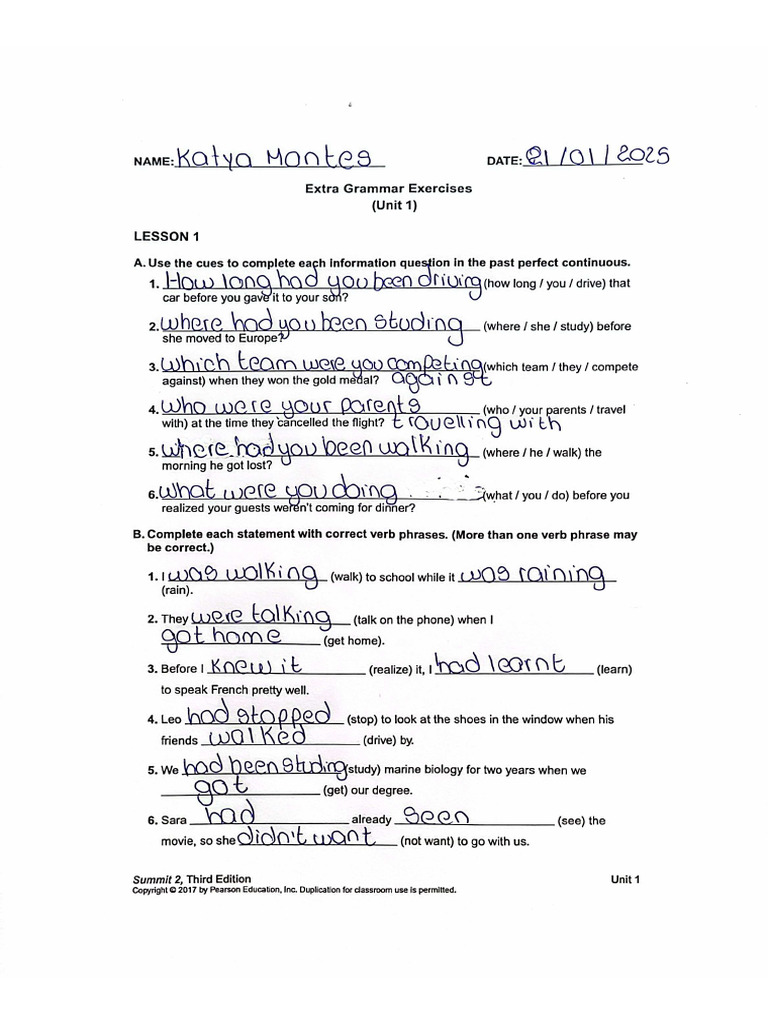 LESSON 1 Katya Isabella Montes | PDF