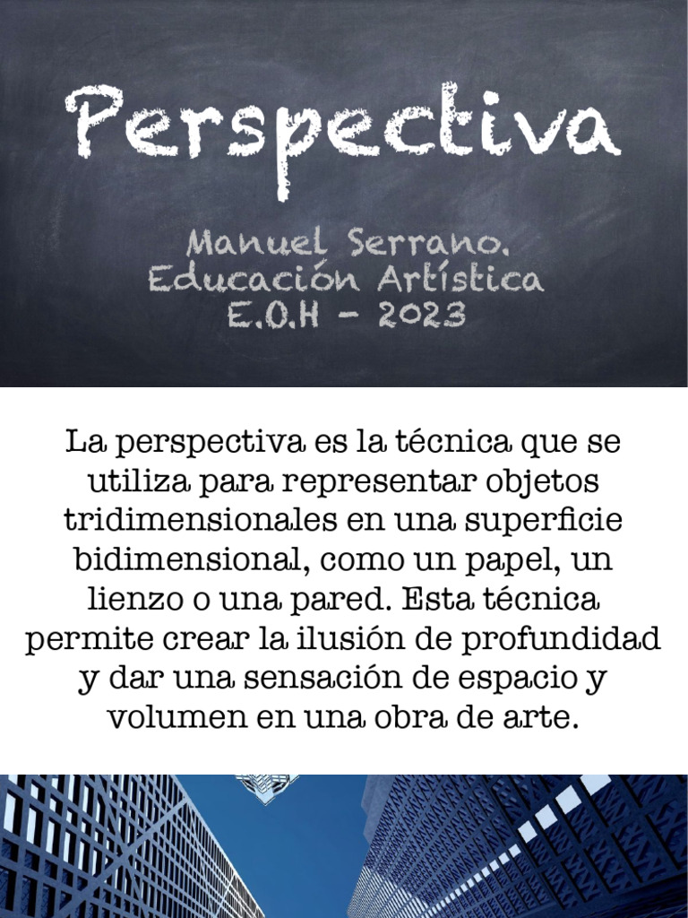 Técnicas de Perspectiva en el Arte | PDF | Perspectiva (Gráfica) | Dibujo