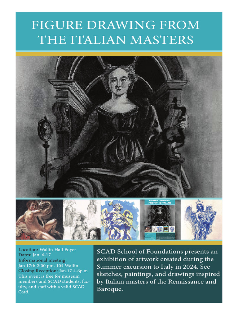 Scad Figure Drawing Poster | PDF | European Art | Liberal Arts Education