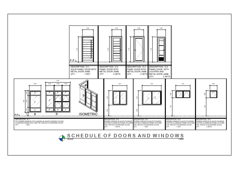 Doors and Windows Schedule Overview | PDF | Door | Window
