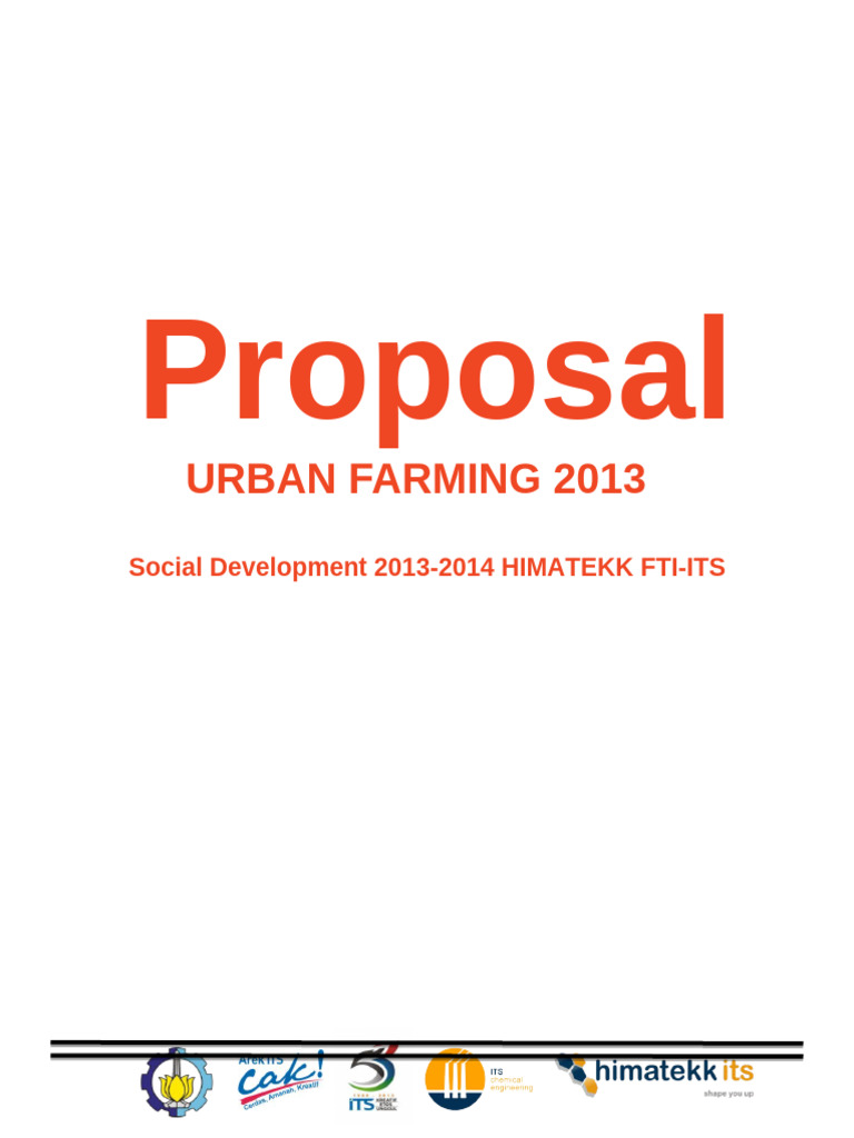 Proposal Urban Farming | PDF