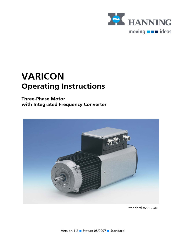 Varicon-1.2-BA-OI_65158-NEUE-BAUREIHE-08_2007-engl | PDF | Power Supply ...