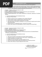 Pds Worksheet Form | PDF