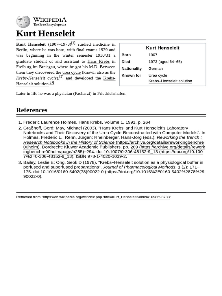 Kurt_Henseleit | PDF