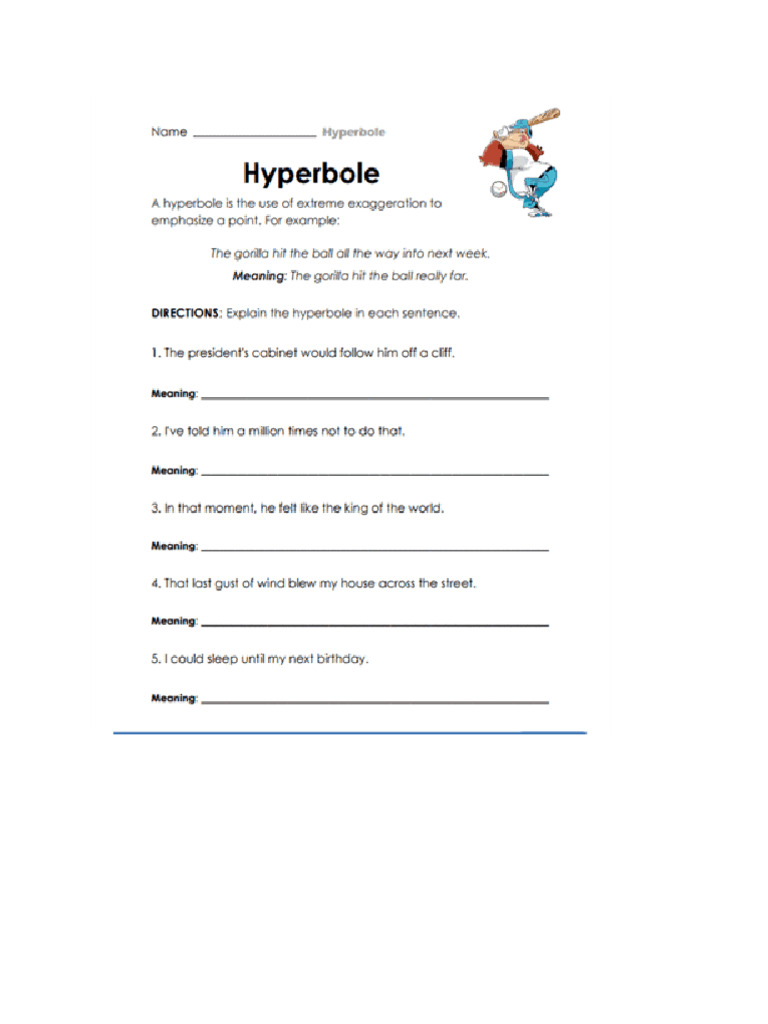 Hyperbole | PDF