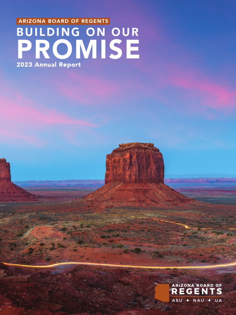 Arizona Board of Regents 2023 Report | PDF | Arizona State University ...