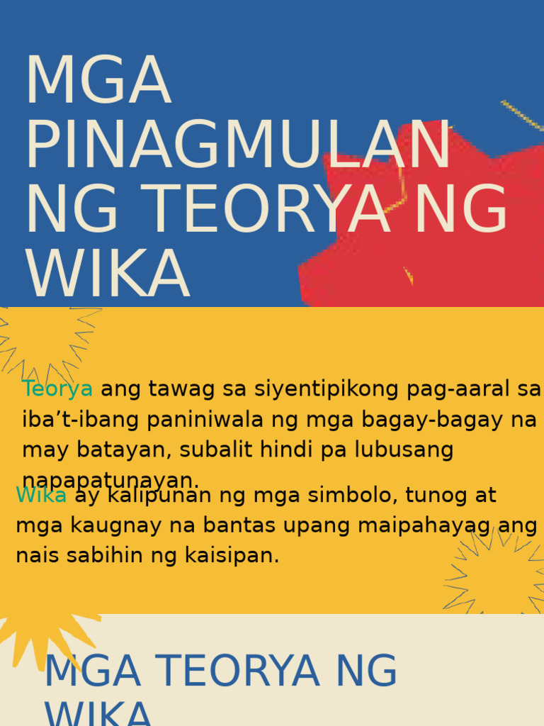 Teorya NG Wika | PDF