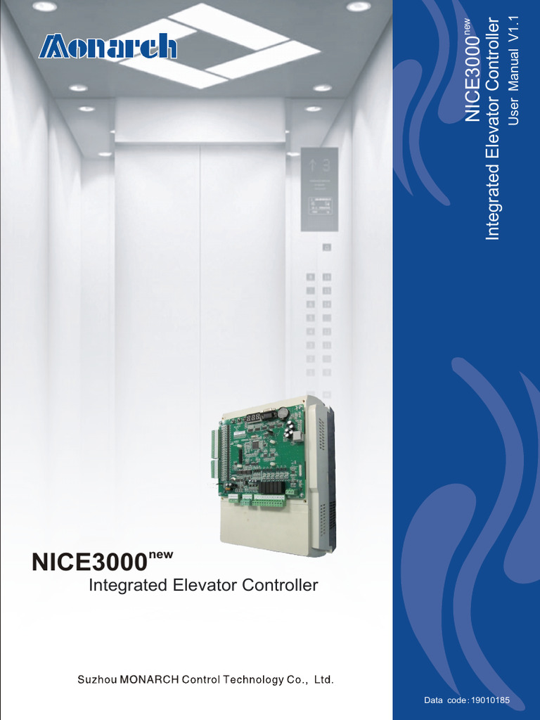 NICE3000new Elevator Integrated Controller User Manual V1.1 | PDF