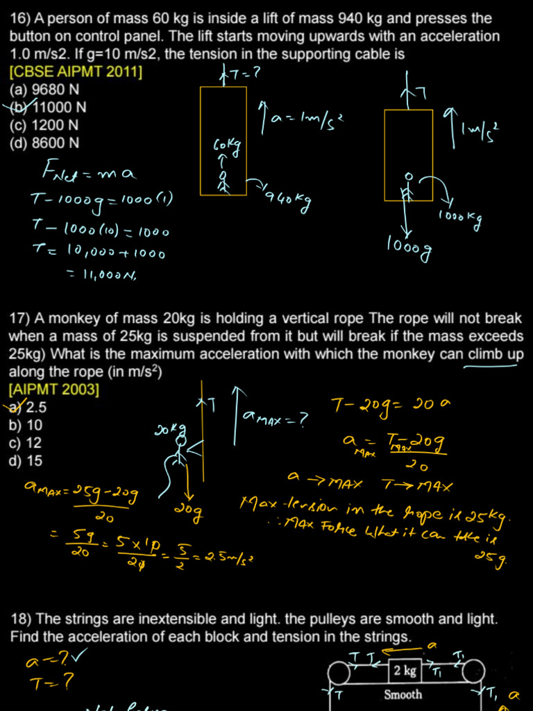 Laws of Motion Day 3 | PDF