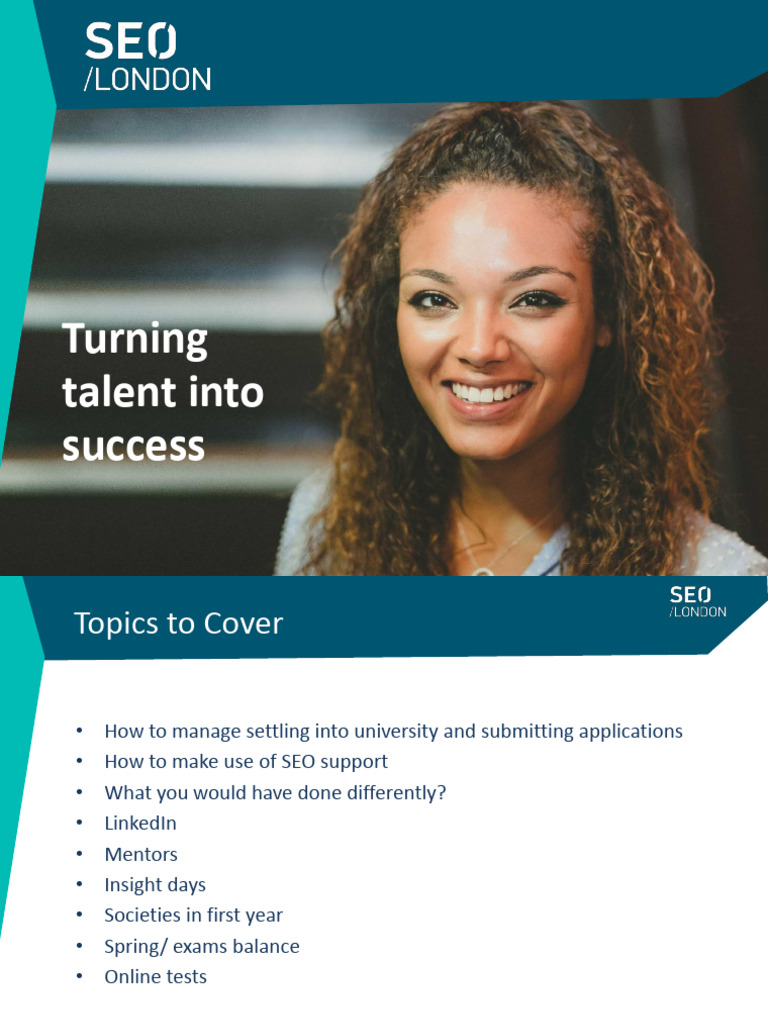 Strategising Spring Week Applications - Alexa Jacob Presentation 12.09. ...