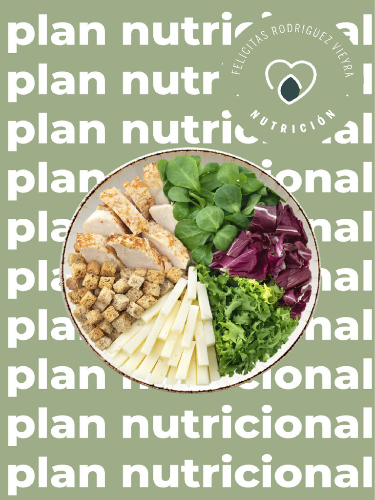 1. Plan Alimentario Jorge | PDF | Vegetales | ensalada