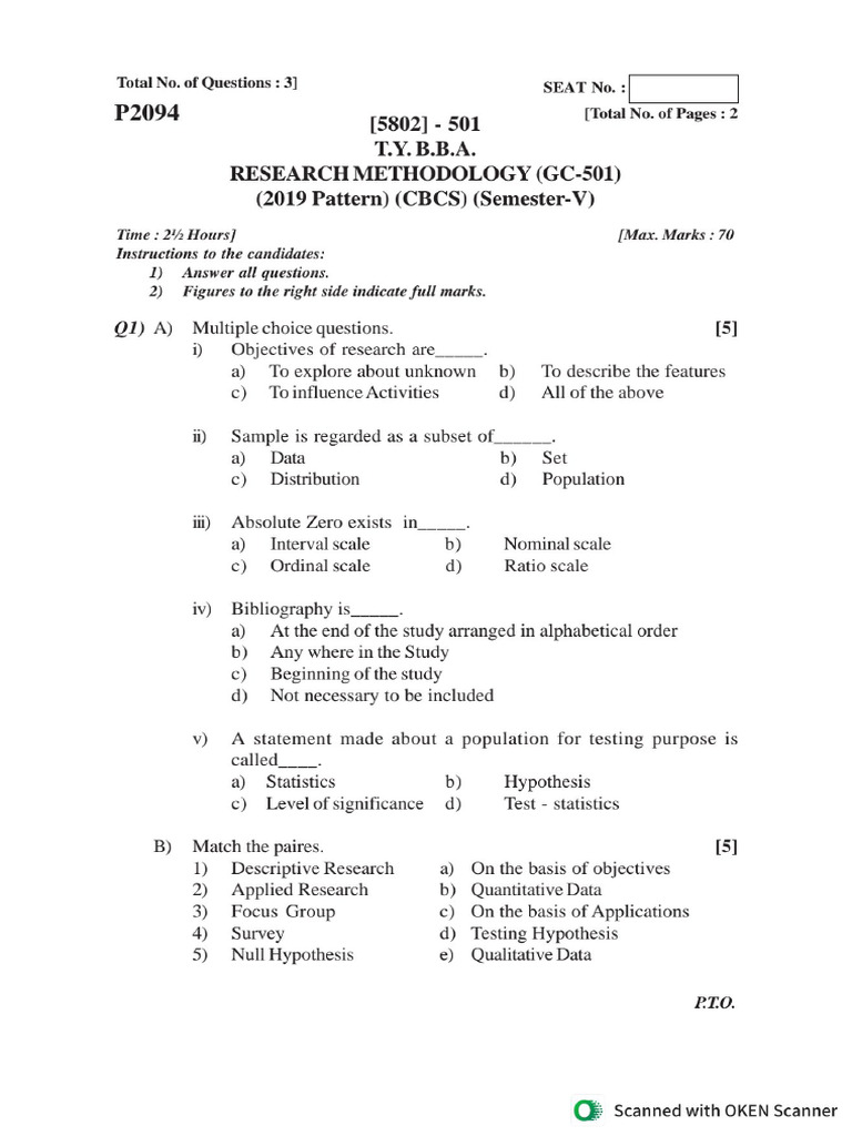 TYBBA 5th Semester | PDF