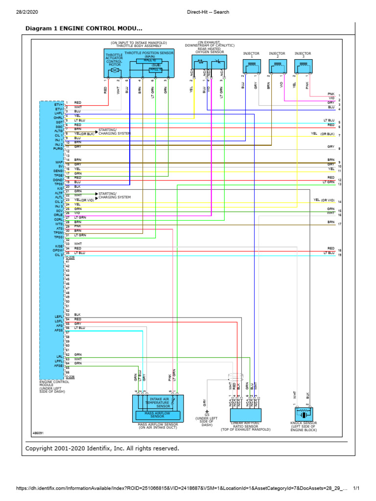 Diagrama ECM-DODGE ATTITUDE 2017 3 CIL | PDF | Engines | Engine Technology
