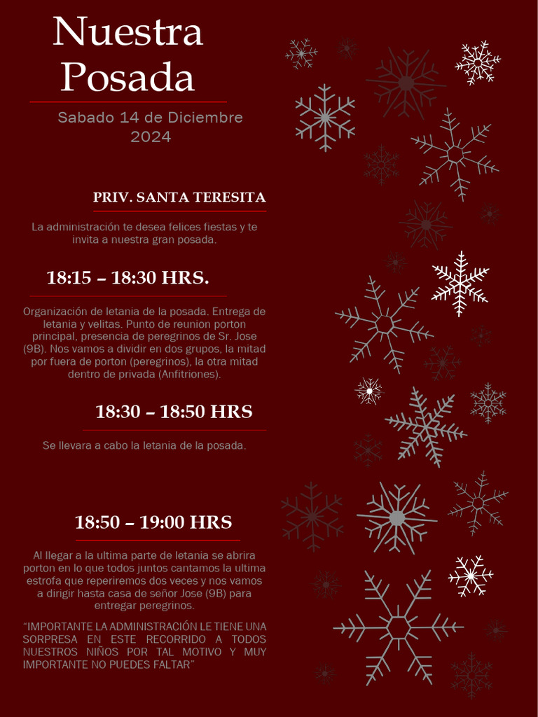 Nuestra Posada Parte 1 | PDF