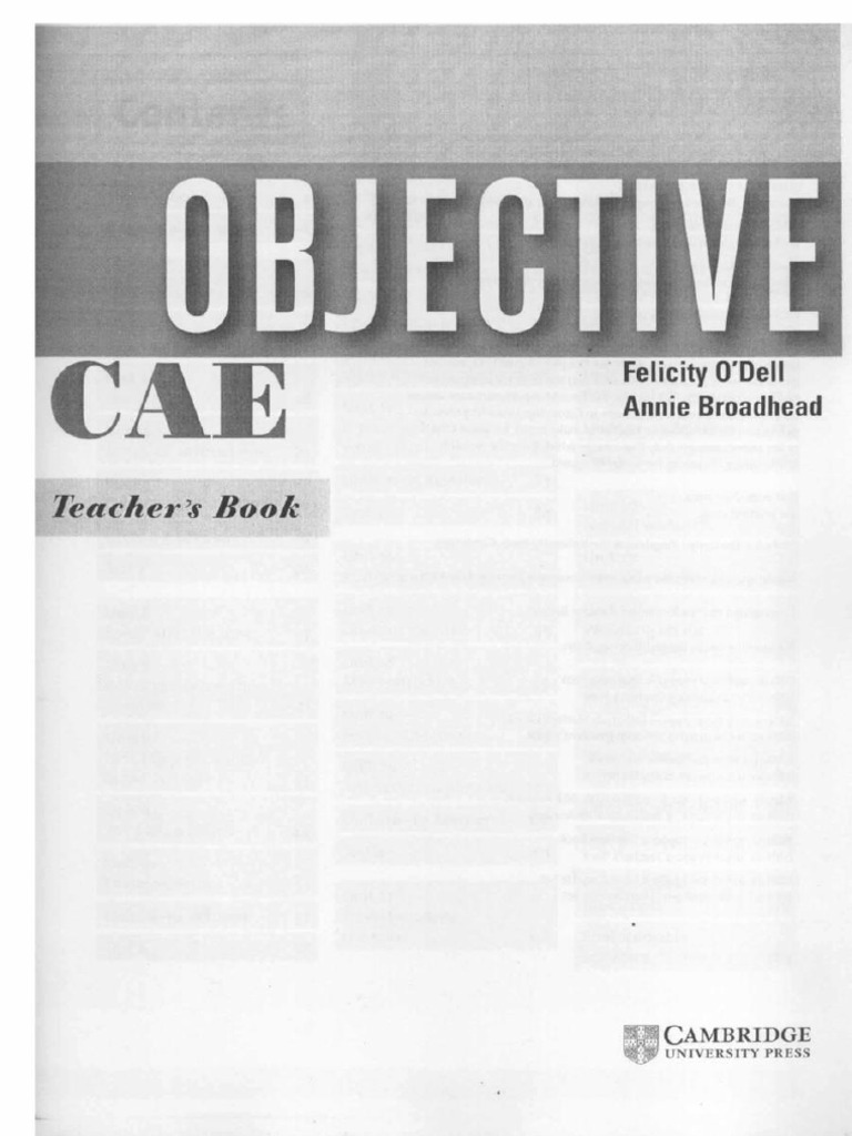 Pdfcoffee.com Objective Cae 4 PDF Free | PDF