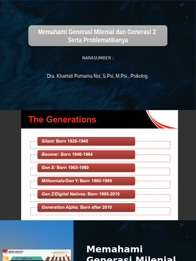 Gen Milenial Dan Gen Z | PDF