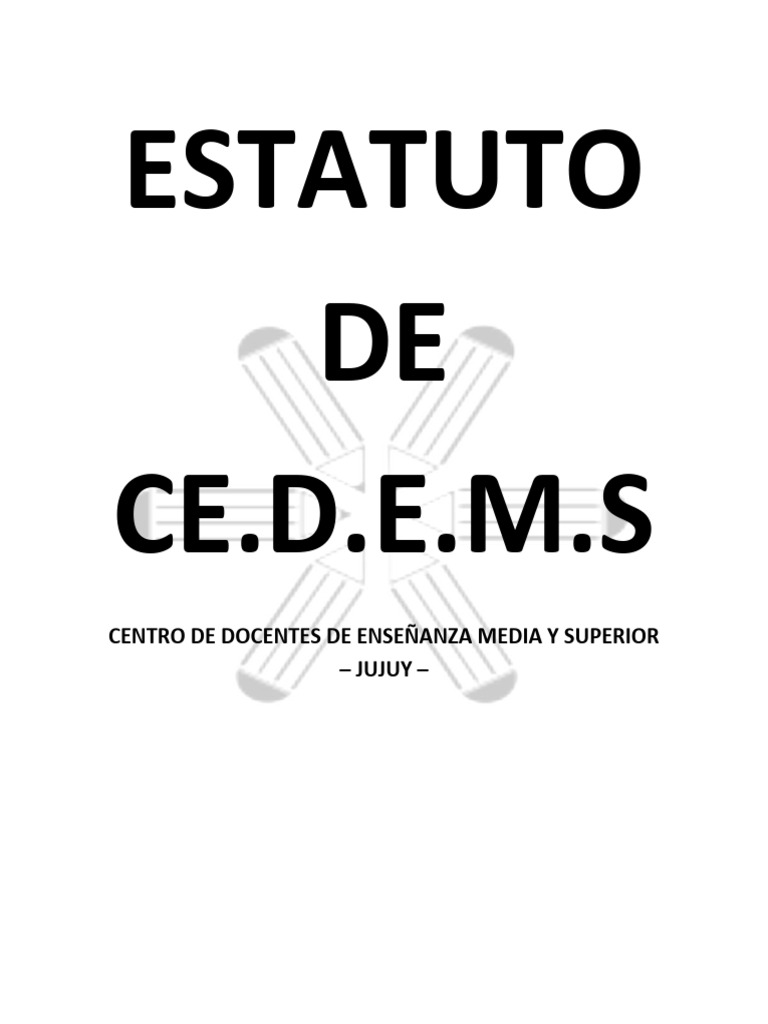 Estatuto Cedems 3 | PDF | Comisión Europea | Votación