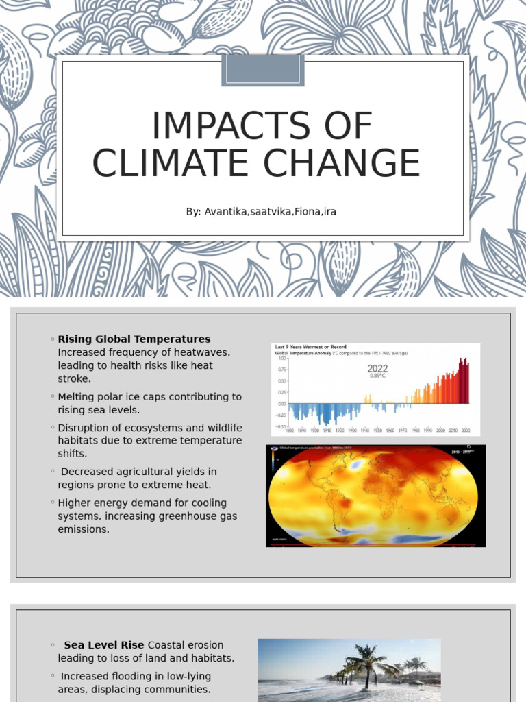 Impacts of climate change | PDF | Climate Change | Agriculture