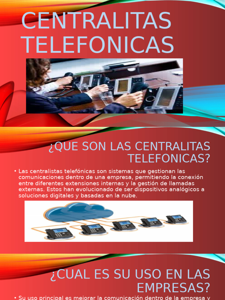 Centralitas Telefónicas Empresariales | PDF | Central telefónica | Business