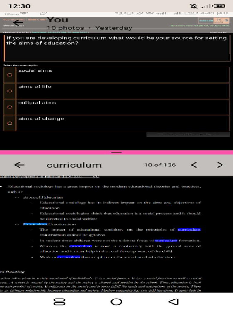 Edu505 Quiz PDF Conver (1) - 1 | PDF