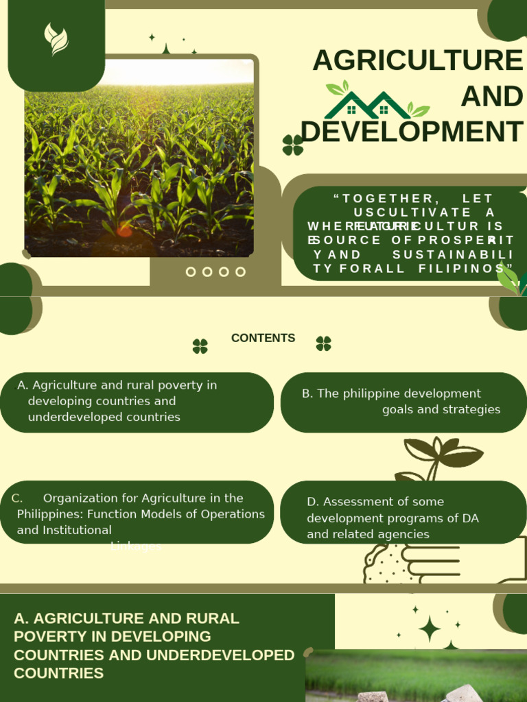 Agriculture and Development in the Philippines | PDF | Agriculture ...
