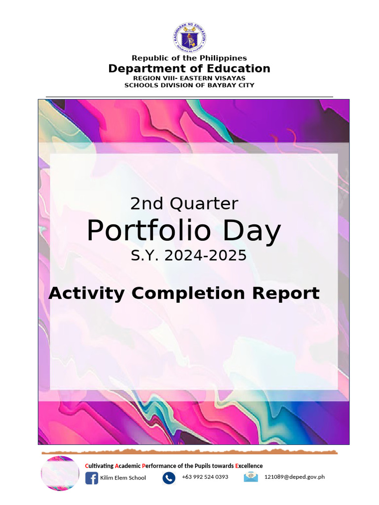 Kilim Elementary School Portfolio Day Report | PDF