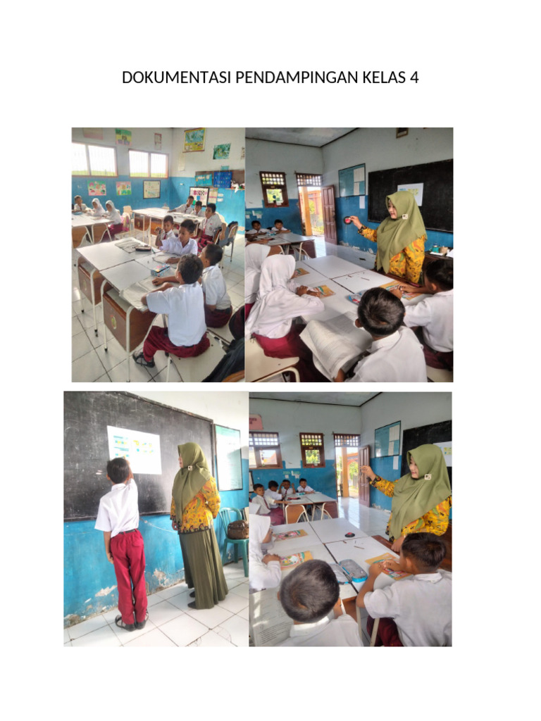 Dokumentasi Pendampingan Kelas 4 | PDF