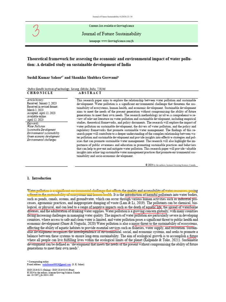 Reading Assign 25 Feb 2024 | PDF | Water Pollution | Sustainability