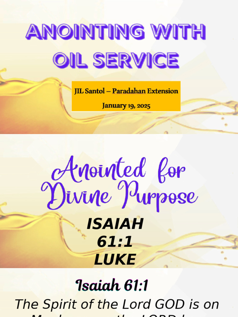 Empowerment Through Divine Anointing | PDF | Anointing | Aaron