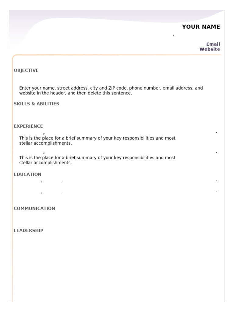 Blank - Entry Level | PDF