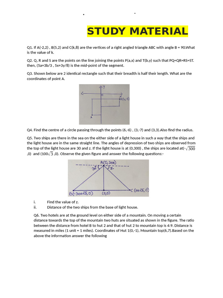 Study Material 1 (2 | PDF
