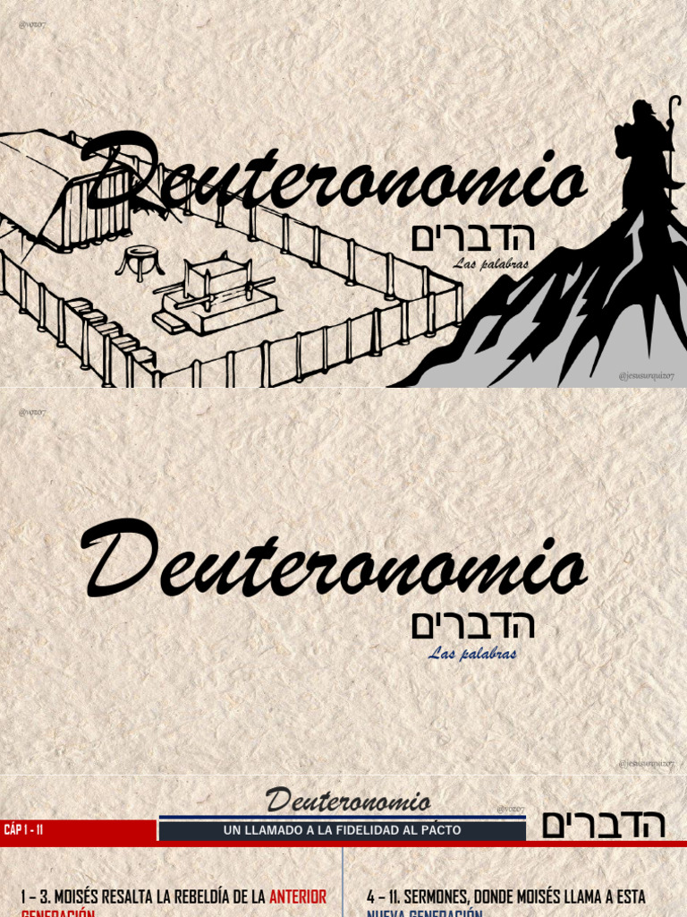 5. Ha - Devarím - Deuteronomio - Oficial.pptx | PDF | Libro de Deuteronomio | Moisés